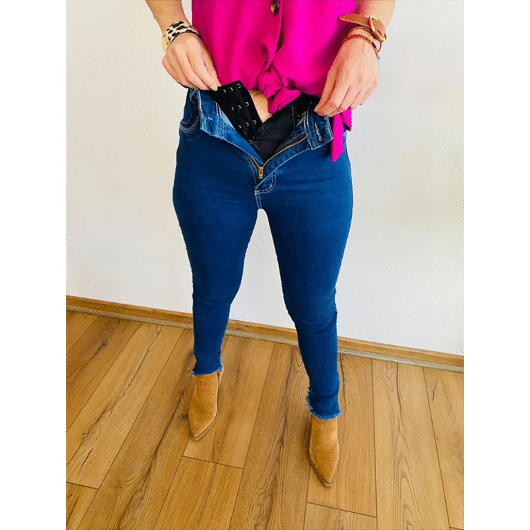 Jeans con Faja incluida.